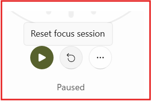 How end the focus session - Microsoft Q&A