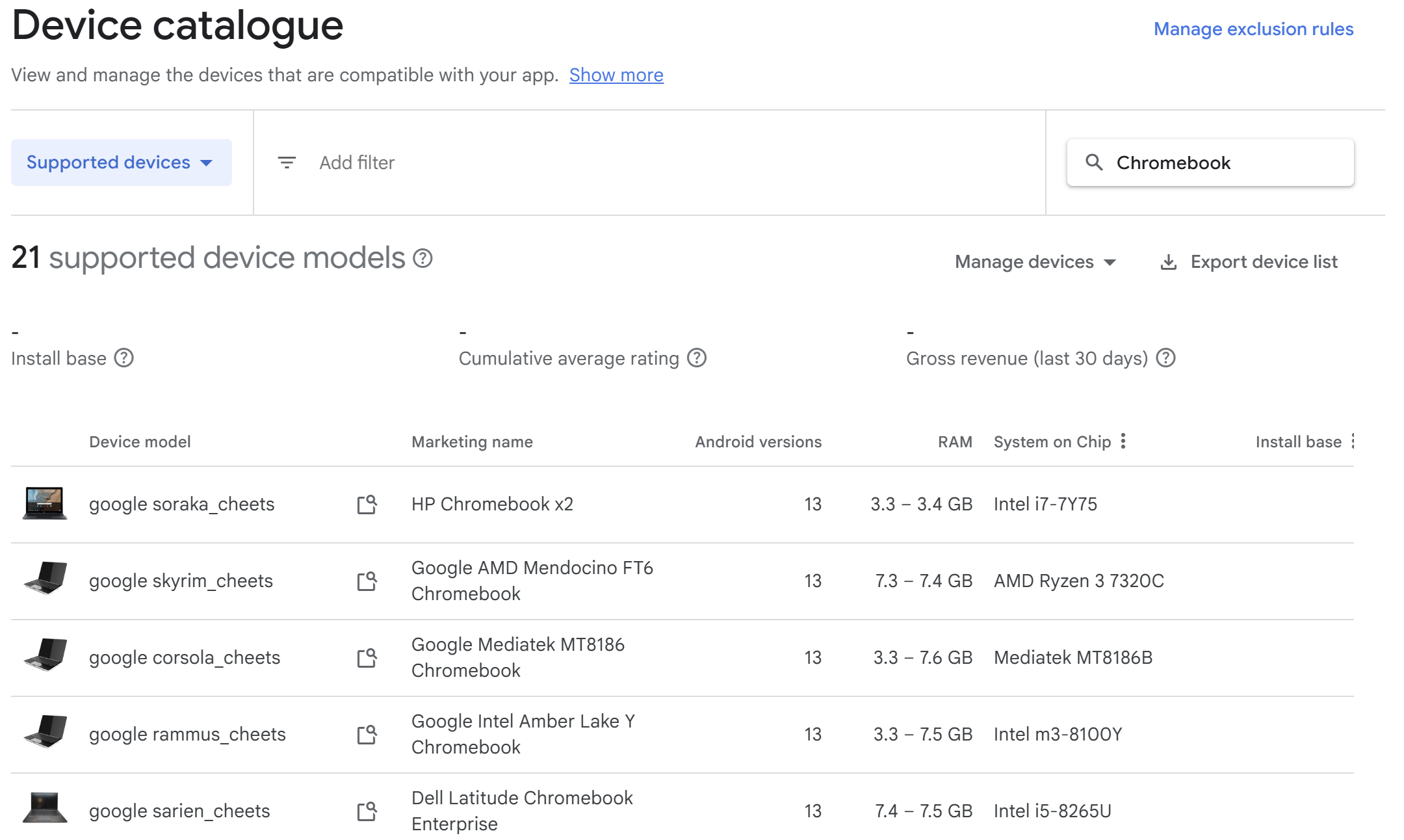 Should I add screenshots for Chromebook and Android XR on Google Play ...
