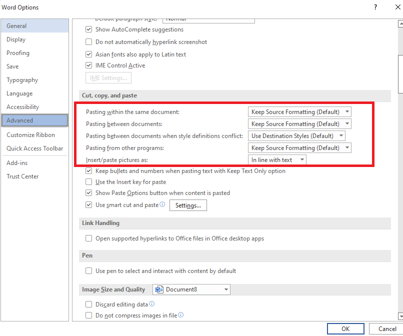 Keep Source Formatting is not working on Word Doc - Microsoft Q&A
