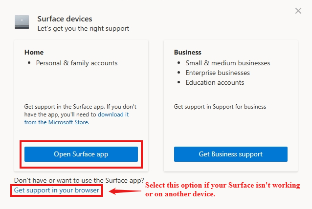 Unable to connect the Customer Support for issue, - Microsoft Q&A