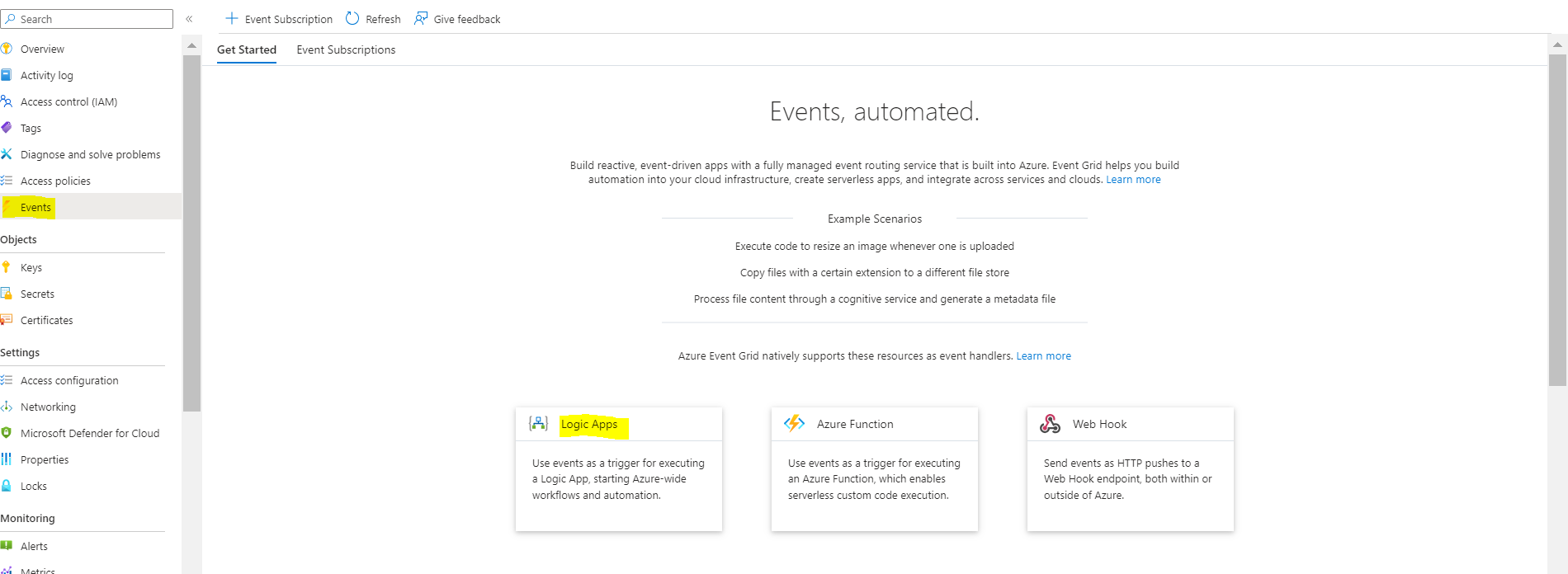 Azure Key Vault Event Creation Using Logic App Not Working Microsoft Qanda 5327