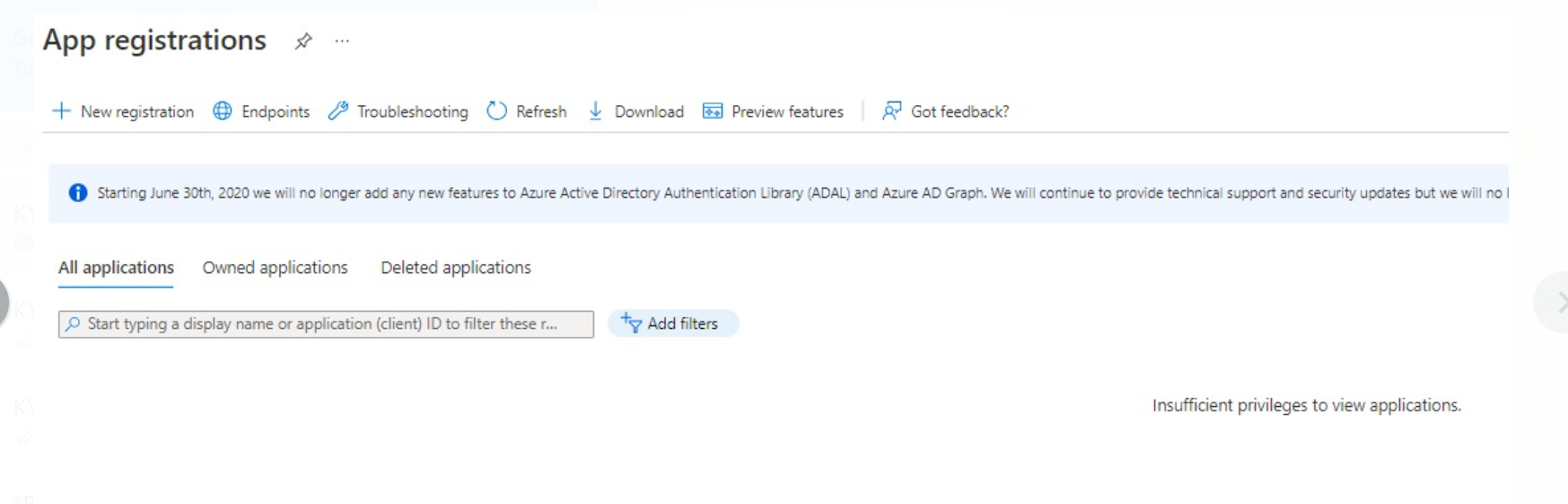 App Registrations - Microsoft Q&A