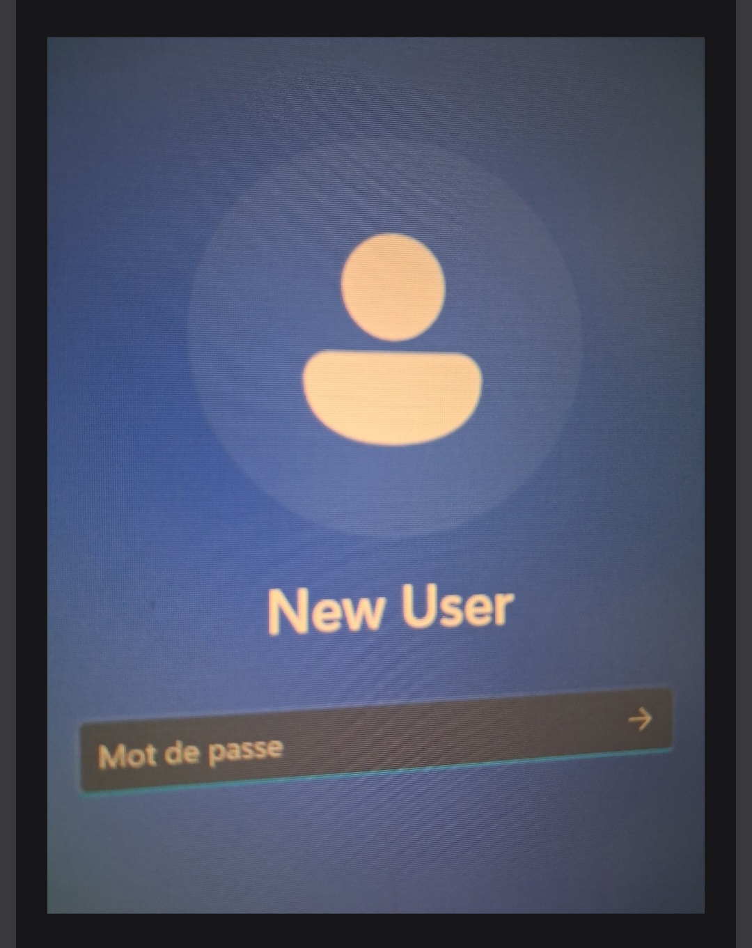 Mon compte personnel a été remplacé par "New User" - Microsoft Q&A