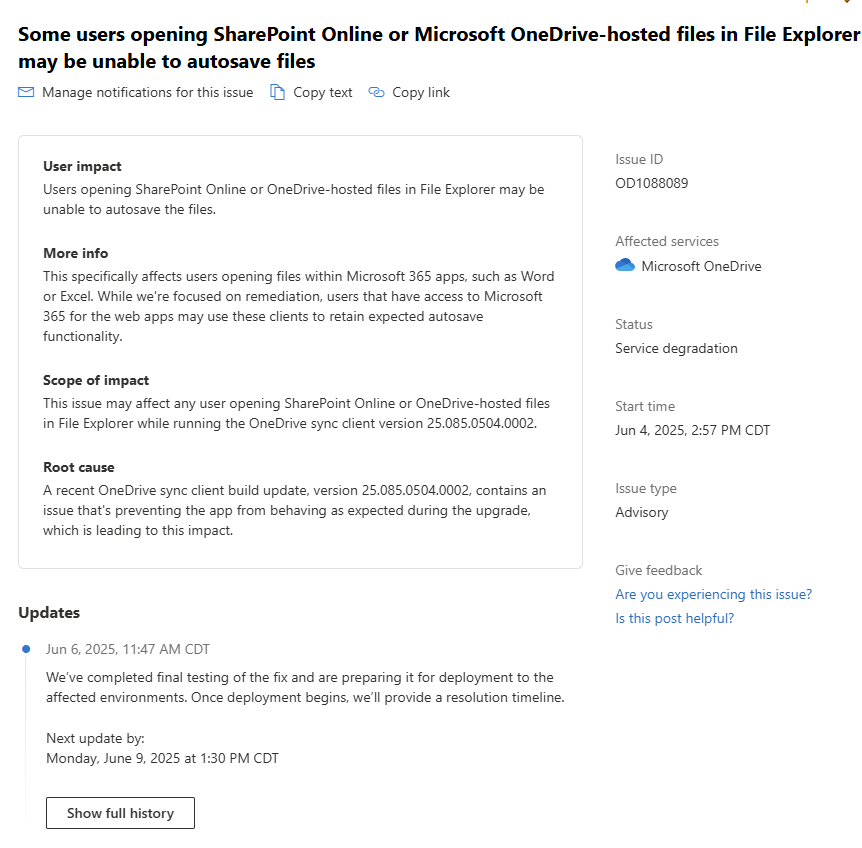 Auto save not enabled on sharepoint or onedrive files - Microsoft Q&A