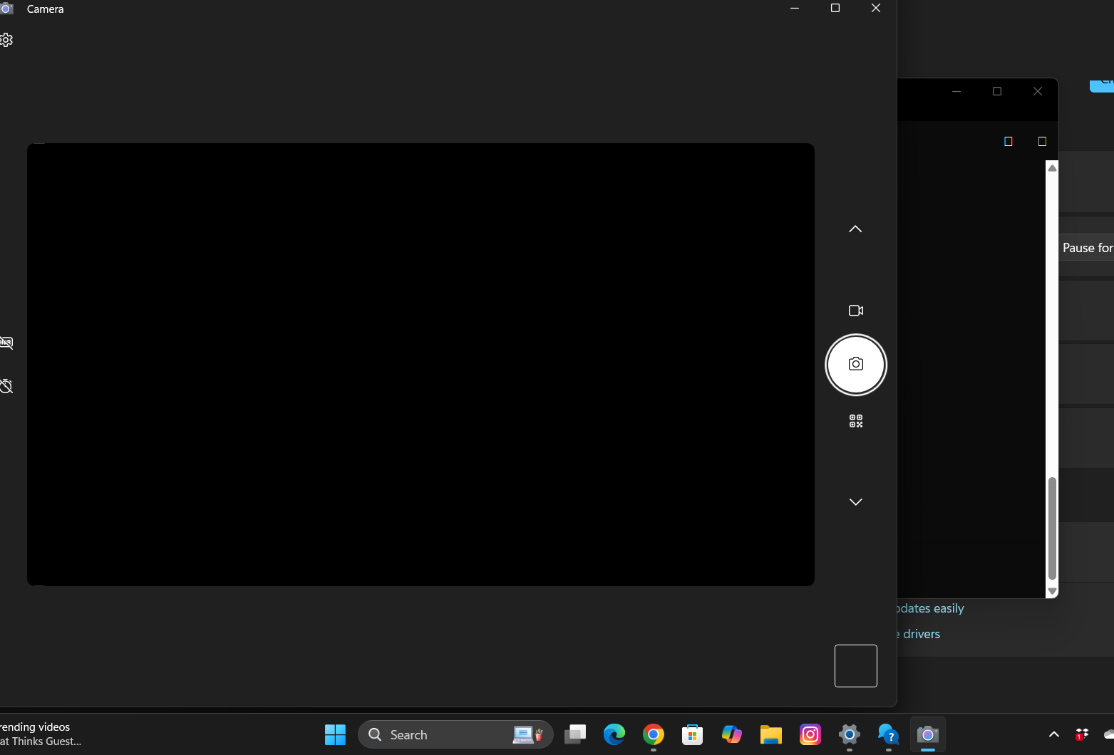 camera issues - Microsoft Q&A