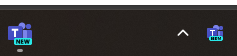 New Teams - Status icon not showing on taskbar or notification area ...