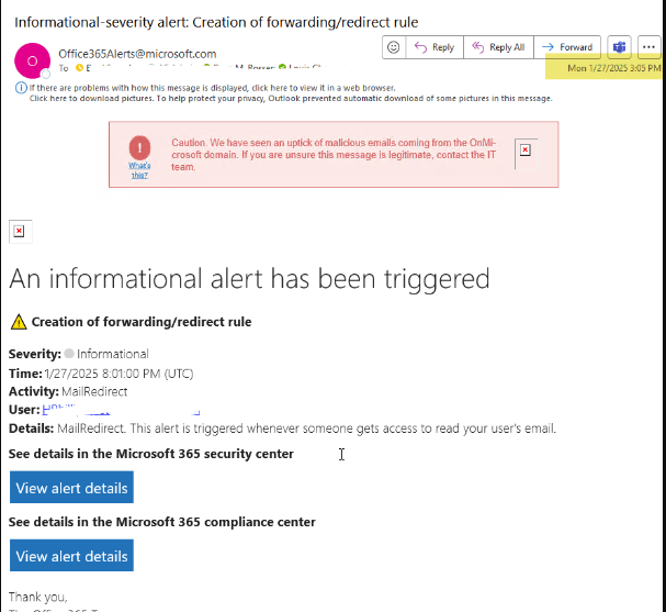 Rule Notifications - Microsoft Q&A
