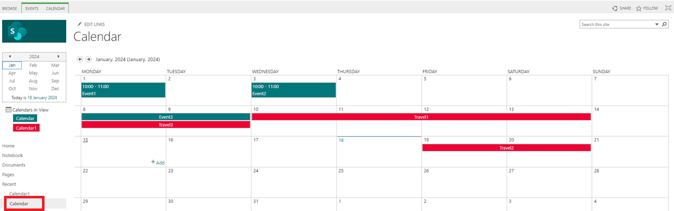 How do you create a classic calendar View and Overlay? - Microsoft Q&A