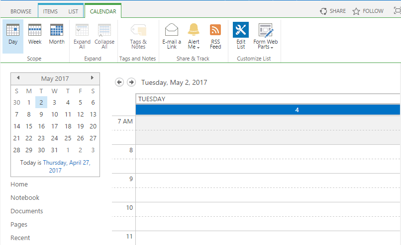 calendar list showing "wrong" dates - Microsoft Q&A