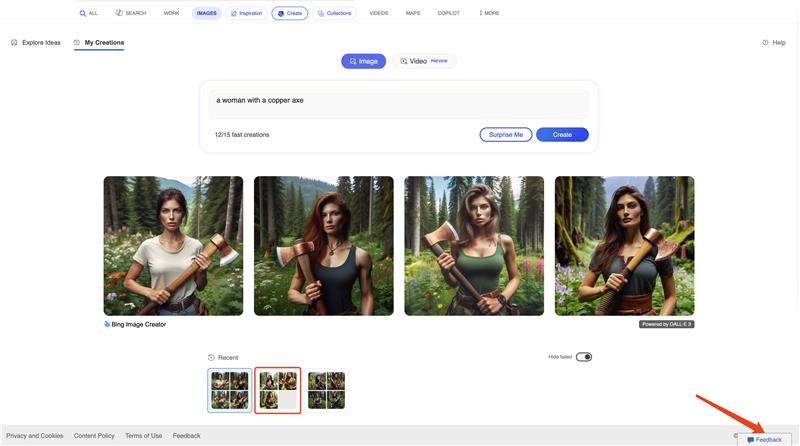 The Bing Creator has lessened functionality and comprehension overall ...