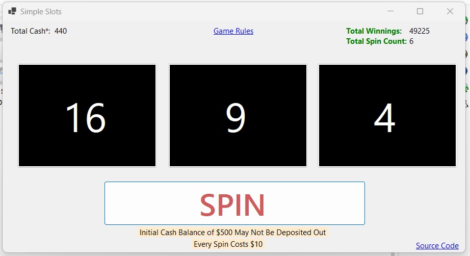 Odd bug in visual basic, simple slot game, math is wrong - Microsoft Q&A