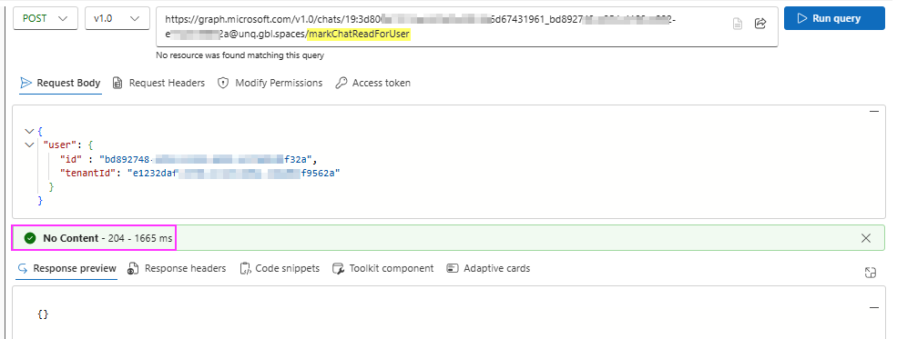 Graph API Chat Read Receipts - Microsoft Q&A