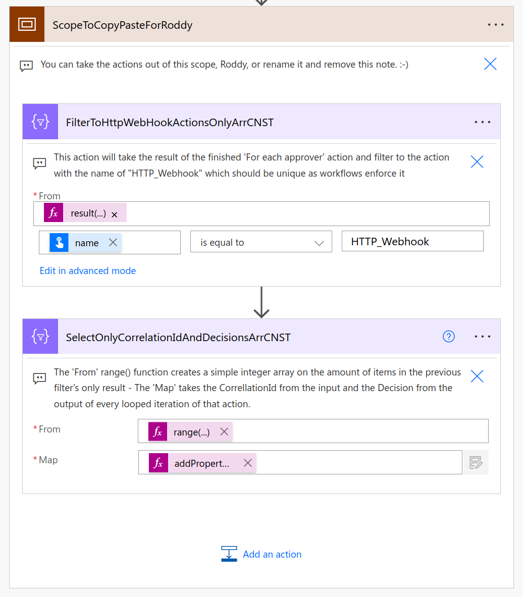 How can i collect the combined outputs from a for-each loop in Azure Logic Apps - Microsoft Q&A