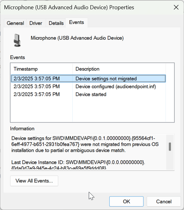 Blue Yeti Mic USB 3.0 stopped working, likely after Windows 11 update ...