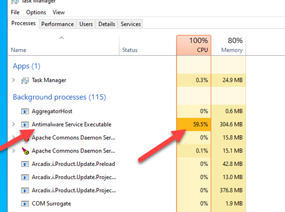 why is antivirus executable running all of a sudden on my VM? - Microsoft Q&A