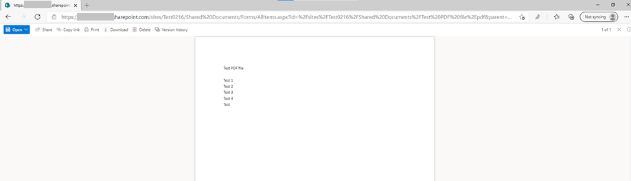 Is there a way to open a SharePoint Online document directly in ...
