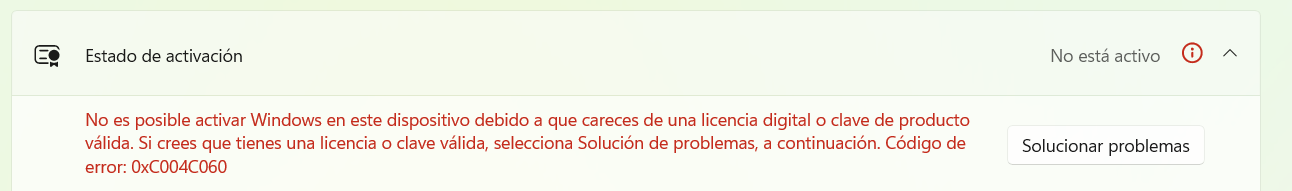 I can't activate Windows 11 Pro - Microsoft Q&A