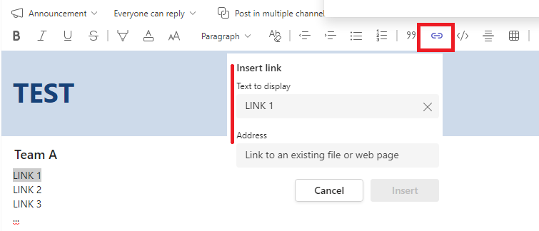 Strategy to share a set of URLs that change. - Microsoft Q&A