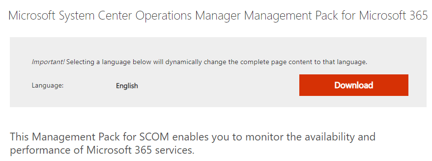 Replacement of SCOM Management Pack for Office 365 - Microsoft Q&A