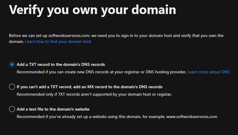 I purchased a custom domain within Azure but am unable to verify it - Microsoft Q&A