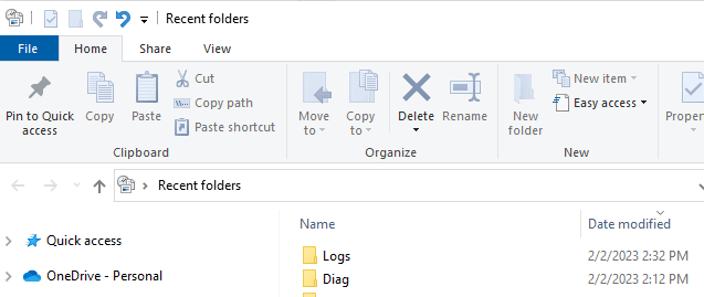 Recent Folders is Missing in Windows 11 - Microsoft Q&A