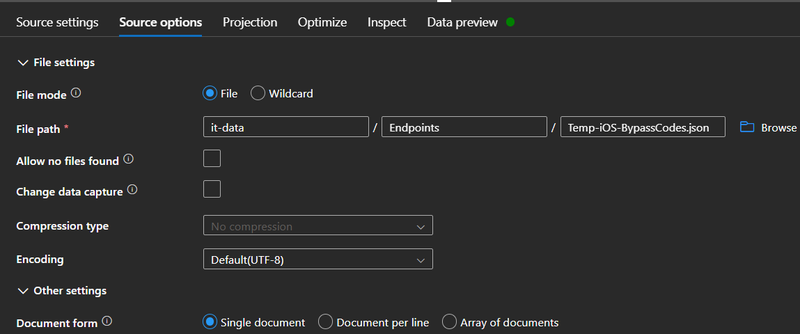 Writing array variable to flat file or SQL table - Microsoft Q&A