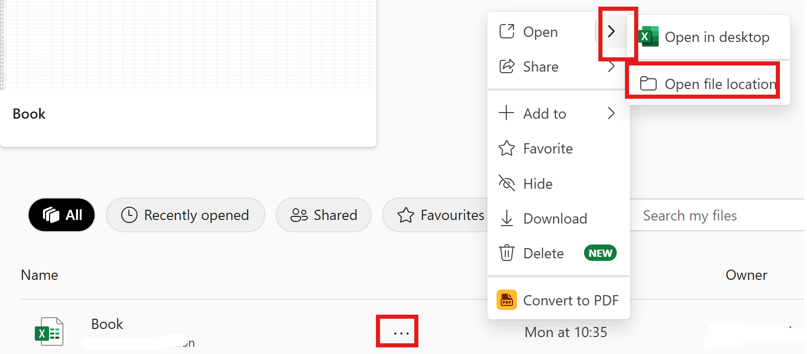 How can I delete an excel file in Web Excel? - Microsoft Q&A