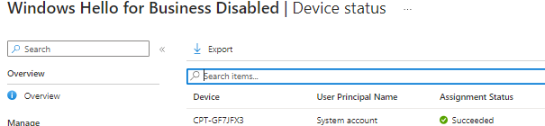 Removal of Windows Hello for Business - Microsoft Q&A