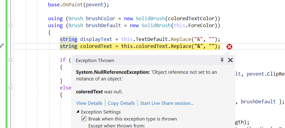 Changing color Of a Characters in Button - Microsoft Q&A