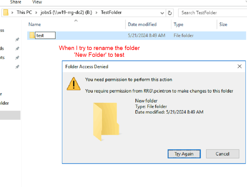 Advanced NTFS permissions - Microsoft Q&A