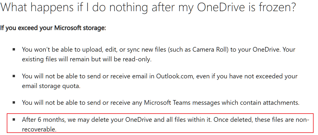 I need to understand what happens to my OneDrive files when I cancel ...