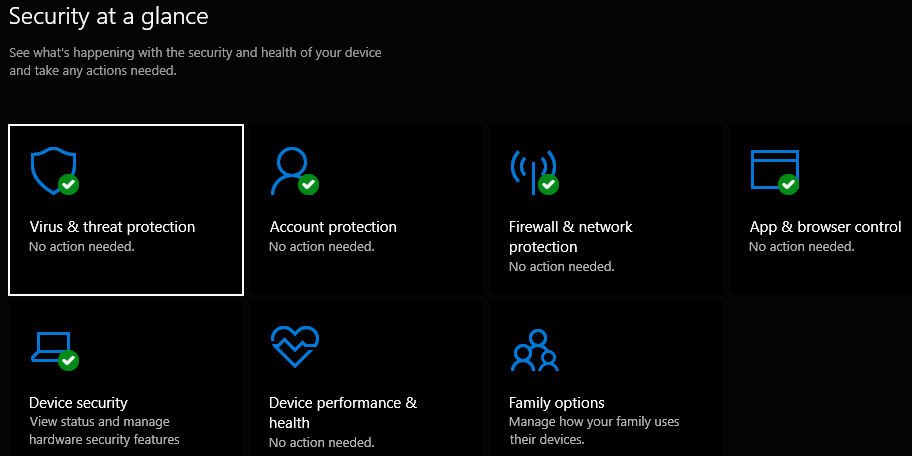 Windows Defender Security Notification Icon missing? - Microsoft Q&A