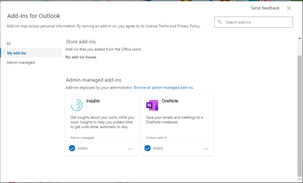 Custom Add-ins In outlook web - Microsoft Q&A