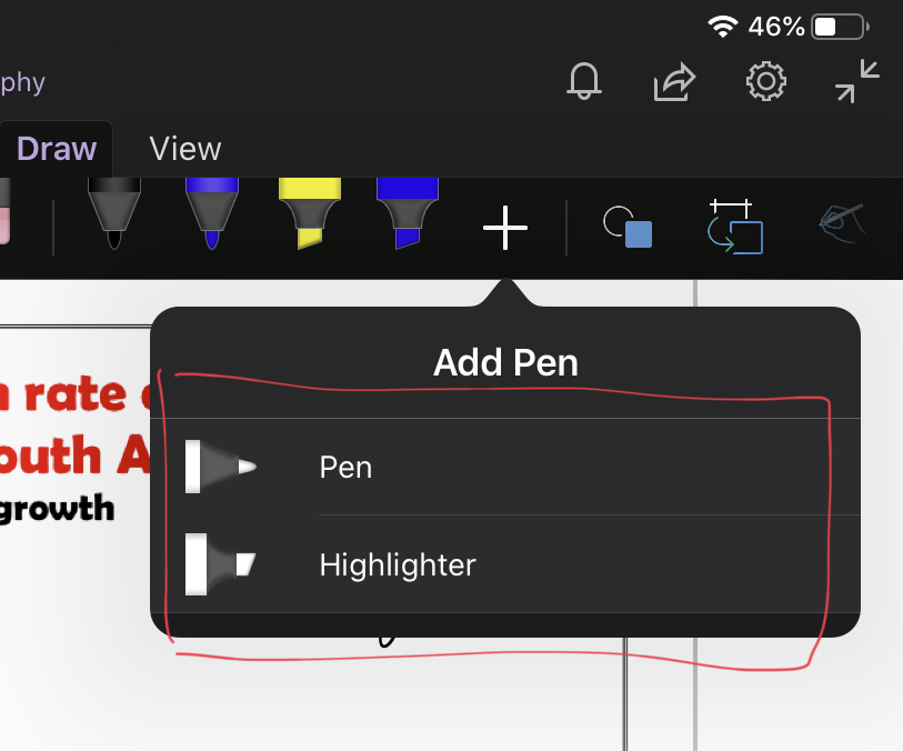Pencil tool in OneNote iPad - Microsoft Q&A