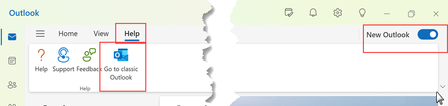 i wish to change back to classic outlook. - Microsoft Q&A