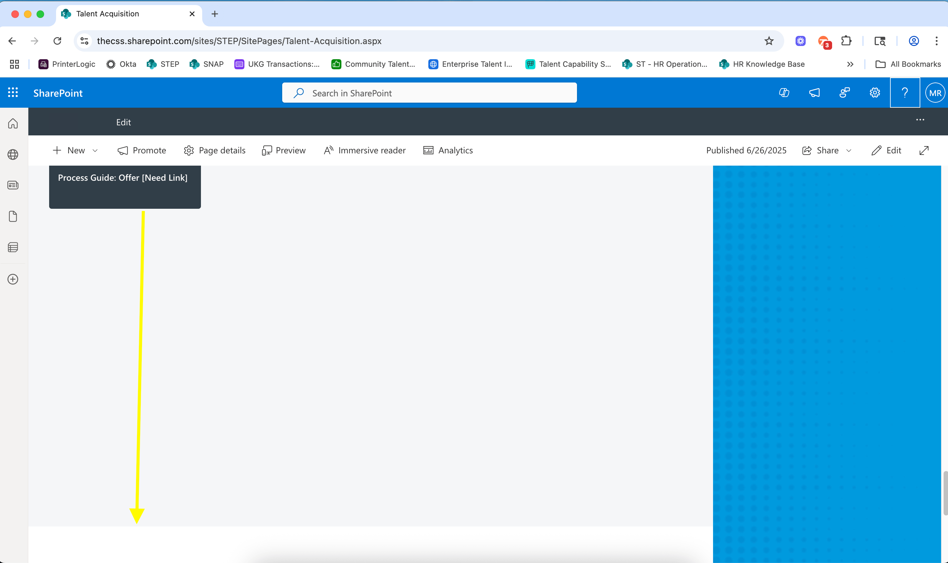 Why does my page section have such a large footer on some screen sizes ...