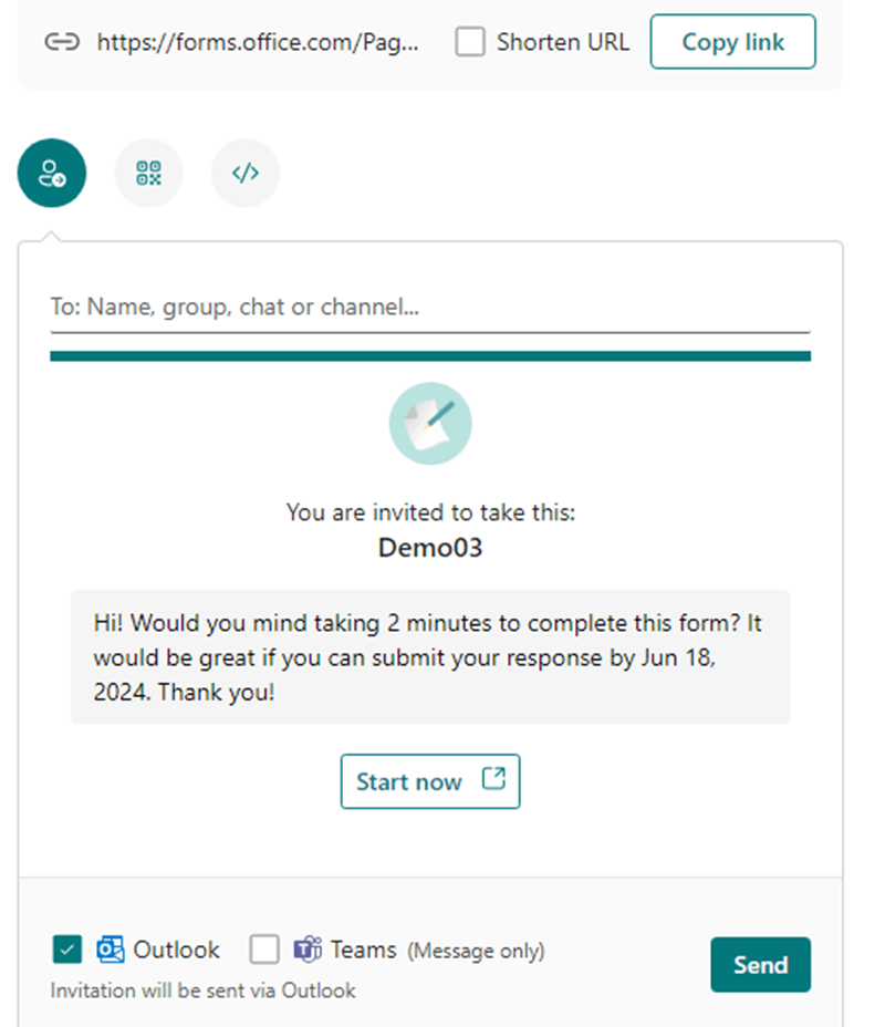 Microsoft Forms - Does the "Send reminder to all of your recipients" Remind them [button]" send ...