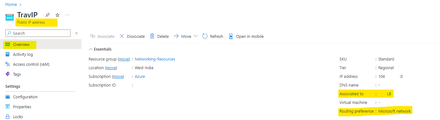 Azure Load Balancer - review / change routing preference - Microsoft Q&A
