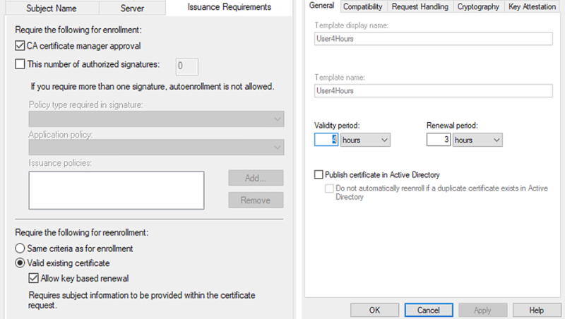 How to change certificate autoenroll refresh period using GPO ...