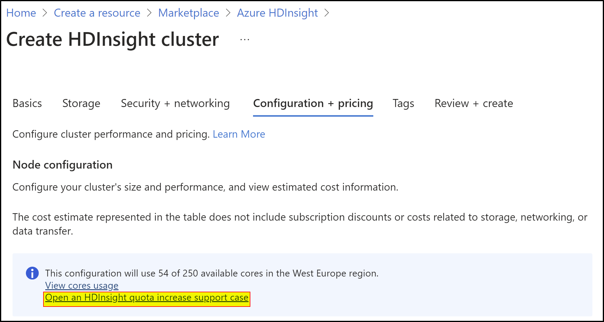 Why does HDInsight quota show 0 available cores? - Microsoft Q&A