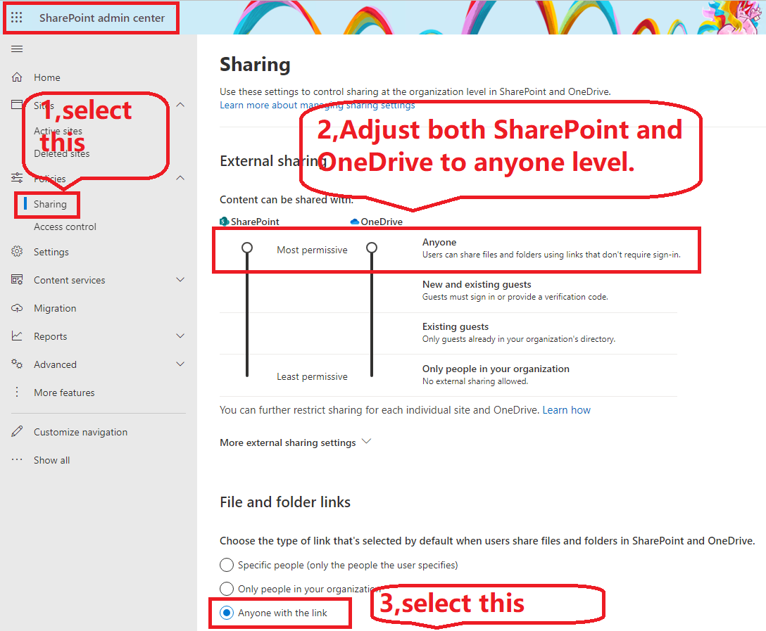 As a Global Admin, how do I grant access to everyone in org to be able ...