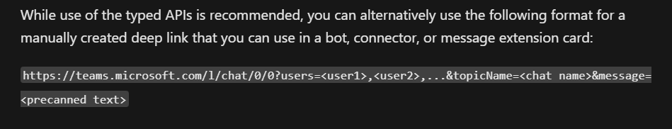 Teams Chat history with externals does not load when opened by deeplink - Microsoft Q&A