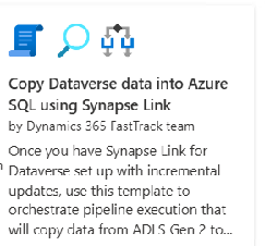 Synapse Link Question - Microsoft Q&A