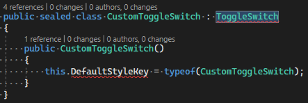 WinUI3-CustomControl: Cannot derived from sealed type 'ToggleSwitch' - Microsoft Q&A