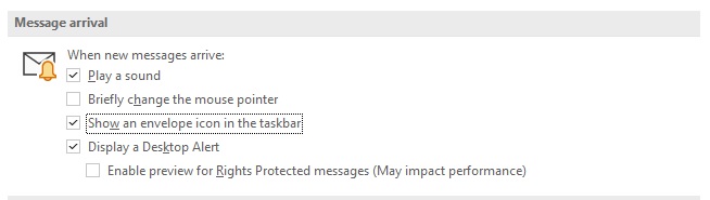 New mail badge missing in Outlook icon in taskbar - Microsoft Q&A