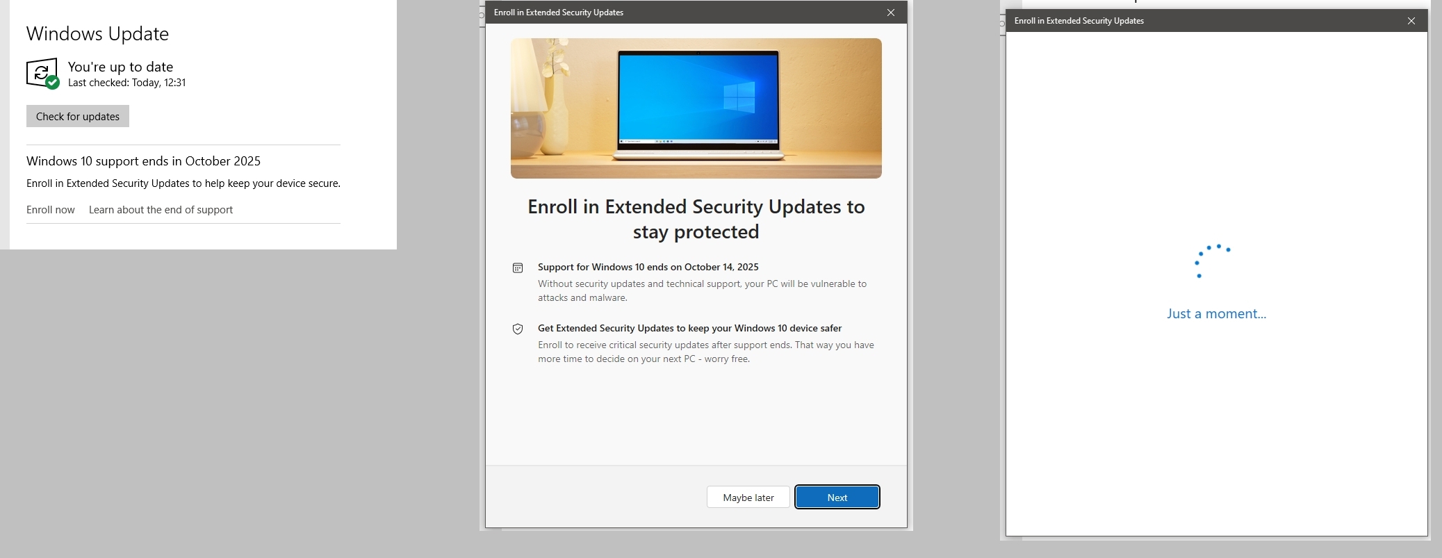 Enroll in ESU exits unexpectedly - Microsoft Q&A
