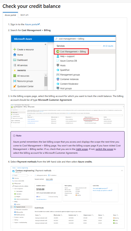 Credit Balance - Microsoft Q&A
