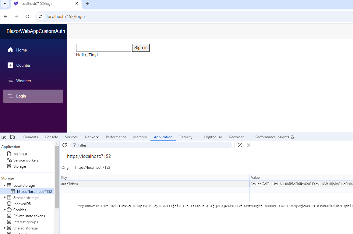C# Blazor .NET 8 localstorage deleted on page refresh F5 - Microsoft Q&A