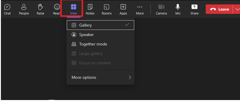 Teams meeting does not display all participants on one screen ...