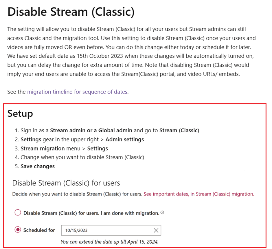 Stream - Classic - Microsoft Q&A